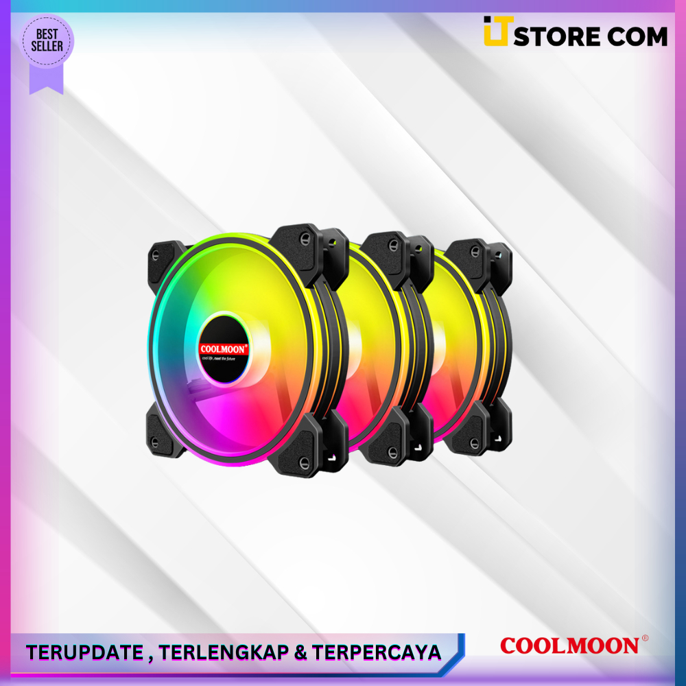 Jual COOLMOON FAN CASING 12CM RGB | Shopee Indonesia