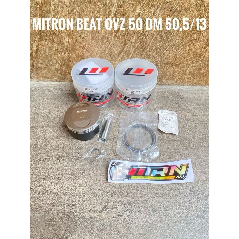 Jual PISTON KIT RACING MITRON X BEAT PIN 13 DIAMETER 50.5 - BOYRENK ...