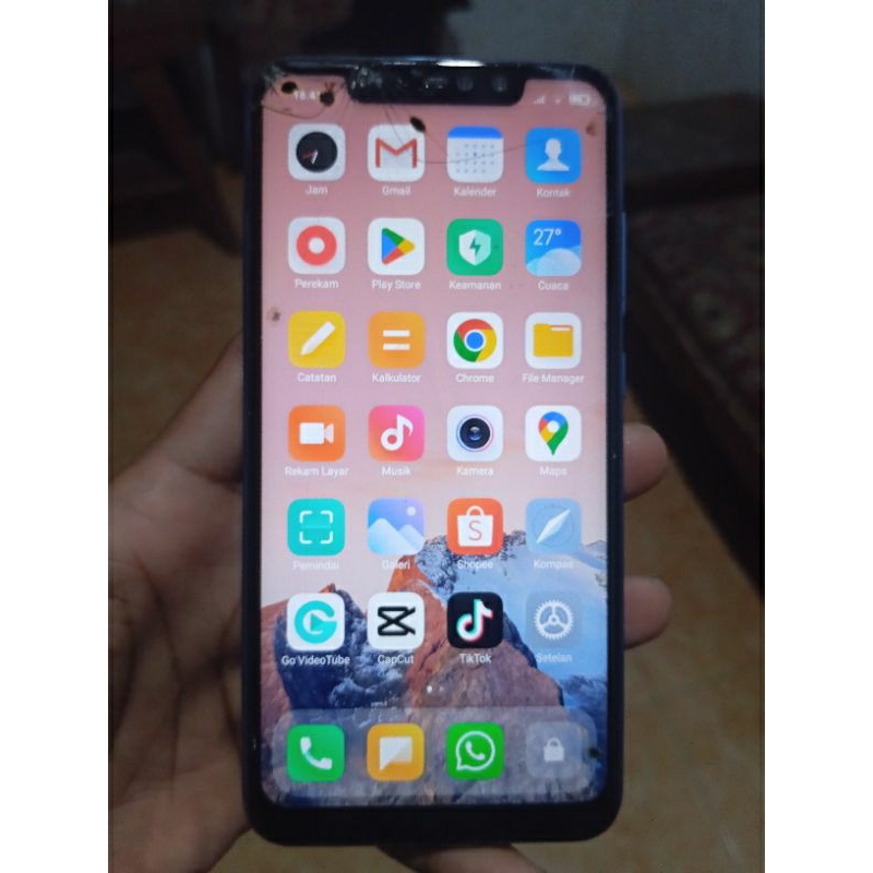 Jual lcd redmi note 6 pro ori minus + frame (baca deskripsi) | Shopee ...