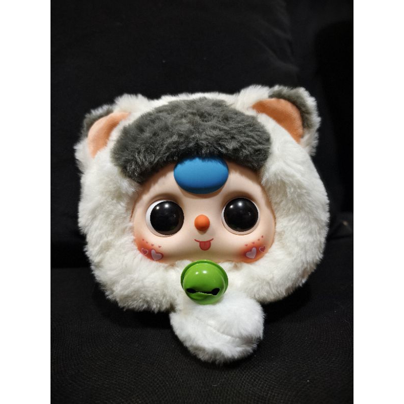 Jual Baby Three Lucky Cat Putih Abu Mata Juling | Shopee Indonesia