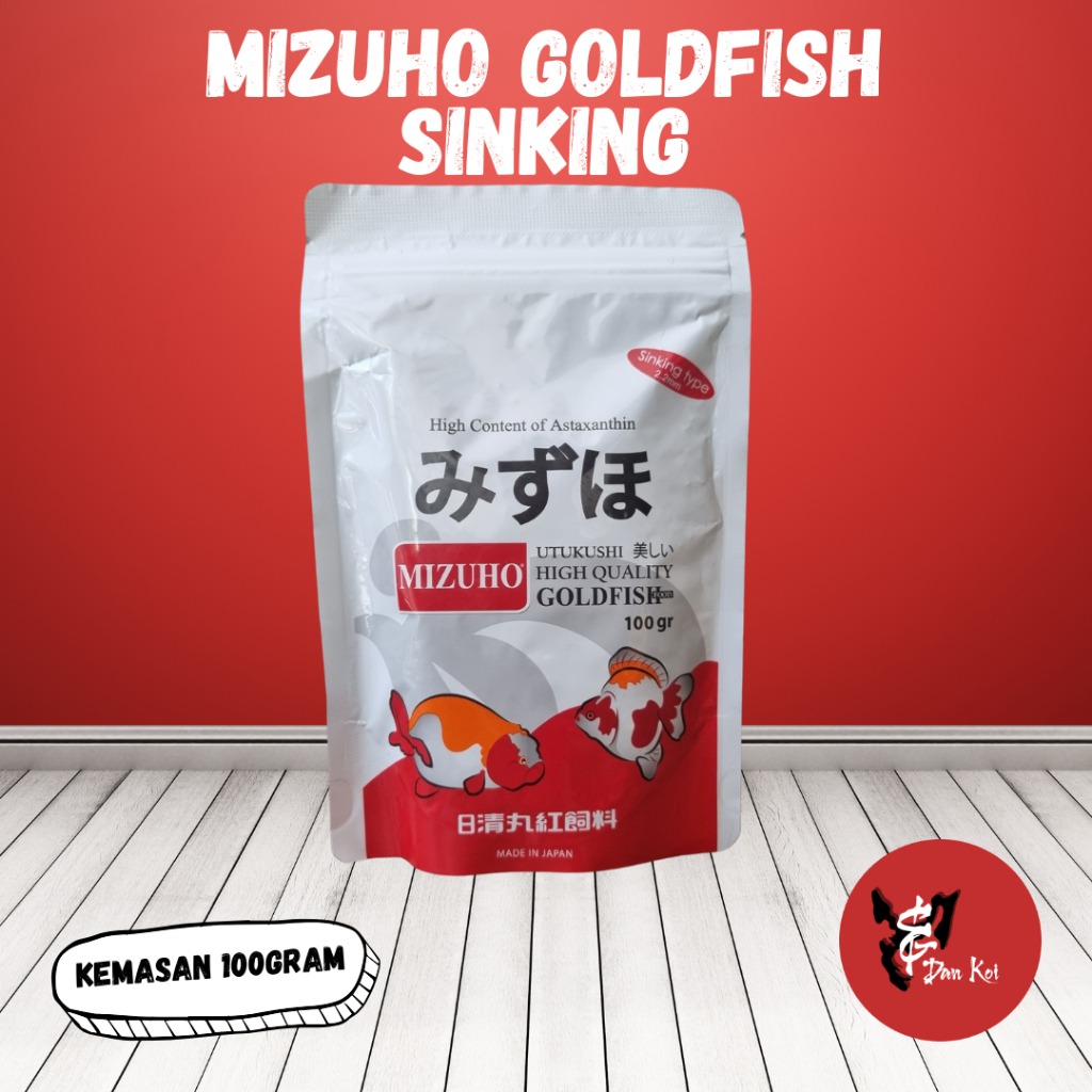 Jual PELET IKAN PAKAN KOKI MIZUHO GOLDFISH SINKING 100GRAM PREMIUM ...