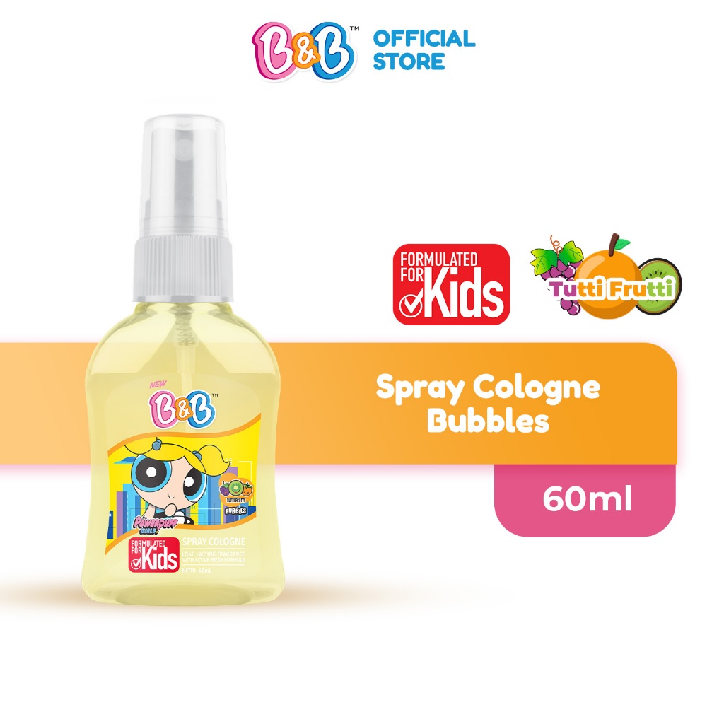 Jual B&B Spray Cologne Bubbles 60ml | Shopee Indonesia
