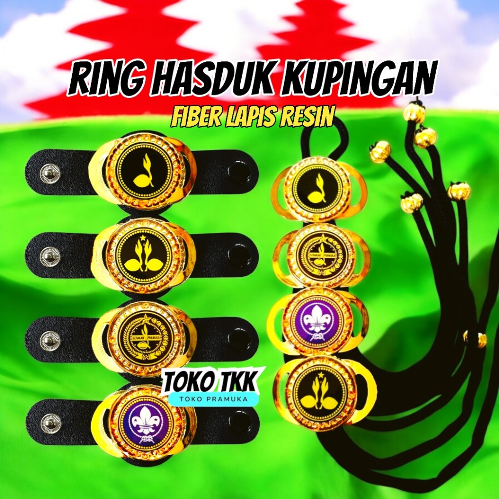 Jual Ring hasduk kupingan tali / Ring hasduk kupingan kalep pramuka ...