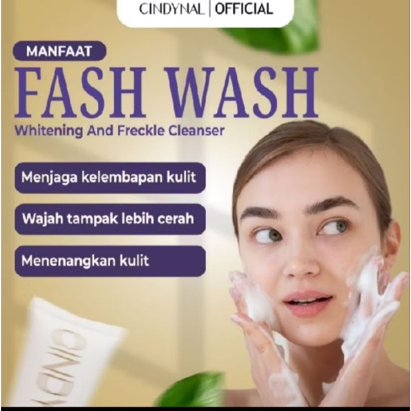 Jual Fash Wash - Sabun Muka Glowing - Cindynal Facial Wash Anti Freckle ...