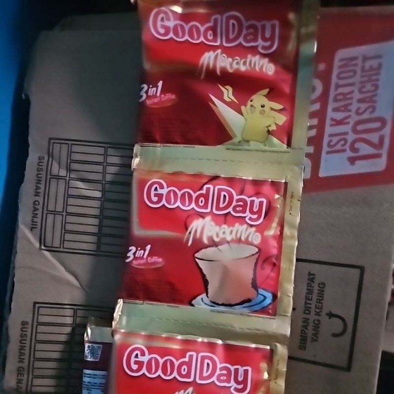 Jual Good Day Mocacinno Renteng / Renceng 10 Sachet / Kopi Good Day ...