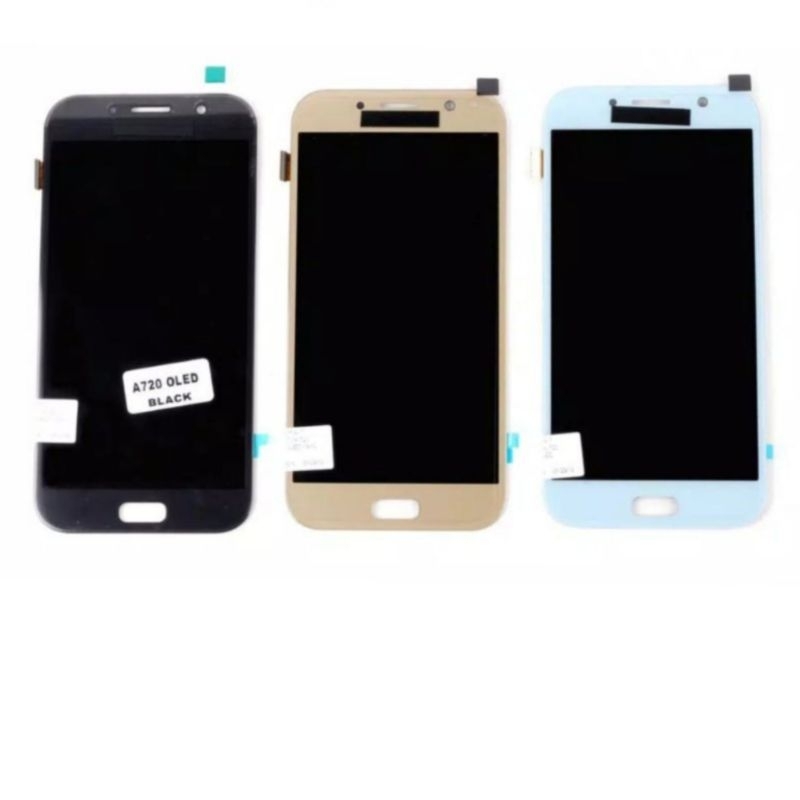 Jual LCD TOUCHSCREEN SAMSUNG A720 / A7 2017 ORIGINAL OLED (FINGERPRINT) | Shopee Indonesia