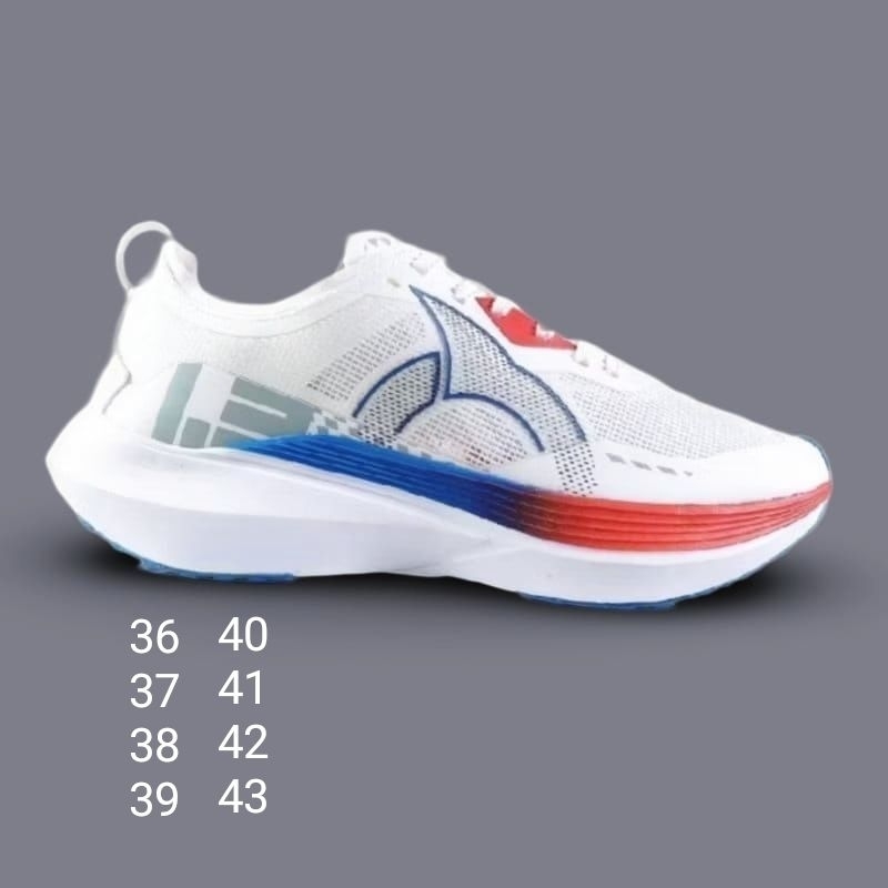 Jual Ortuseight Sepatu Running Hyperglide 2.0 Putih biru sol putih Wave ...