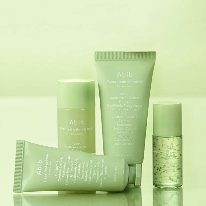 Jual ABIB Heartleaf Calming Trial Kit (Heartleaf Foam / Calming Toner ...