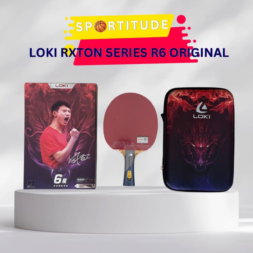 Jual Bat Tenis Meja Bat Pingpong LOKI RXTON Series R6 ORIGINAL | Shopee Indonesia