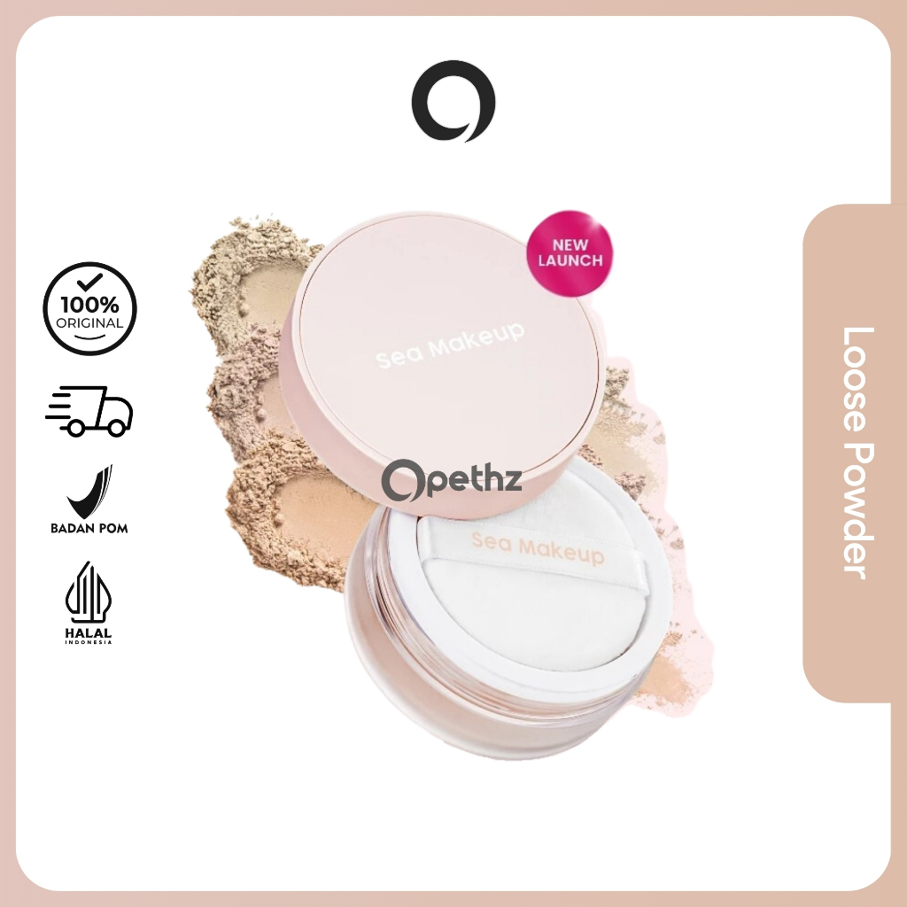 Jual ORIGINAL BPOM SEA MAKEUP Acne Blur and Set Loose Powder ...