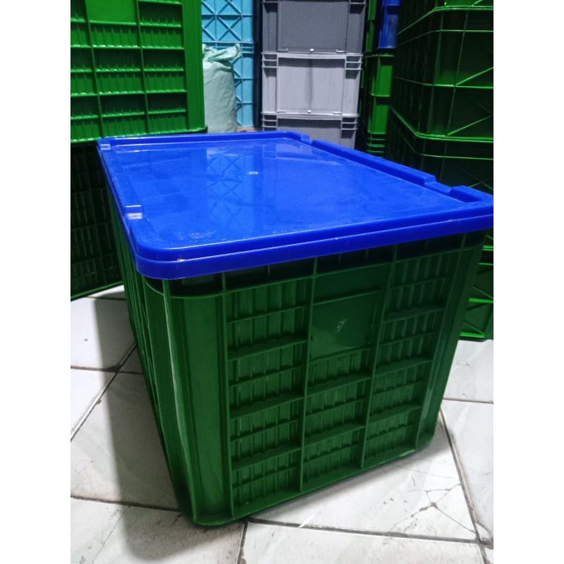 Jual box container rabbit 2088 + tutup bekas(hijau) | Shopee Indonesia