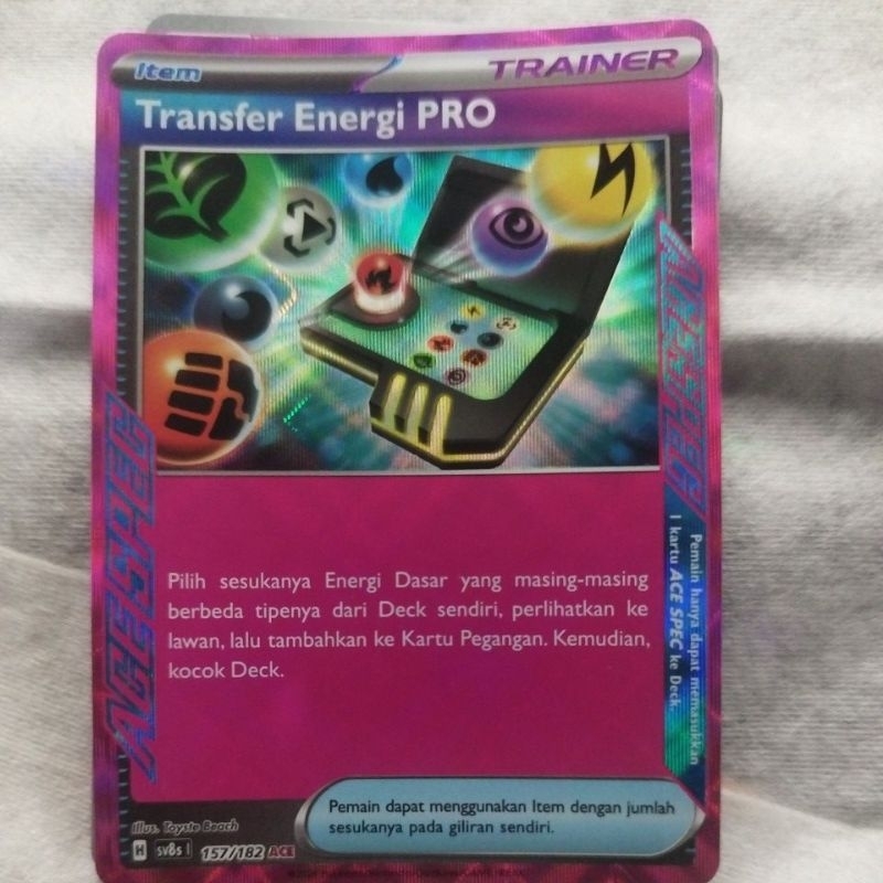 Jual Kartu Pokemon TCG Transfer Energi PRO sv8s 157/182 ACE ( Kilat ...