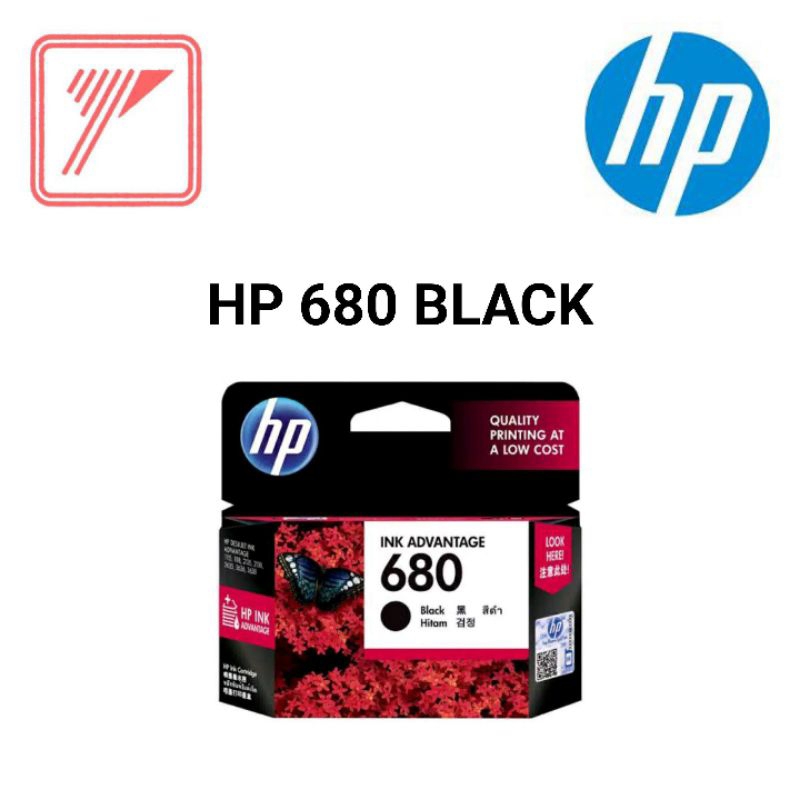 Jual HP Ink Tinta 680 Black HP680 Original Ink Advantage Cartridge ...