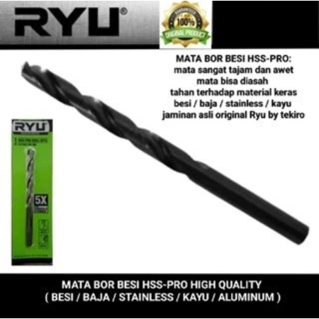 Jual Ryu by tekiro mata bor besi HSS-PRO besi / baja / stainless ...