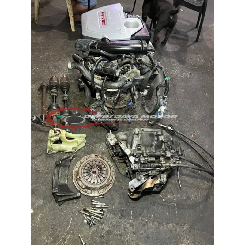 Jual Engine Mesin K24 RBB Komplit Transmisi Manual 6Speed | Shopee ...