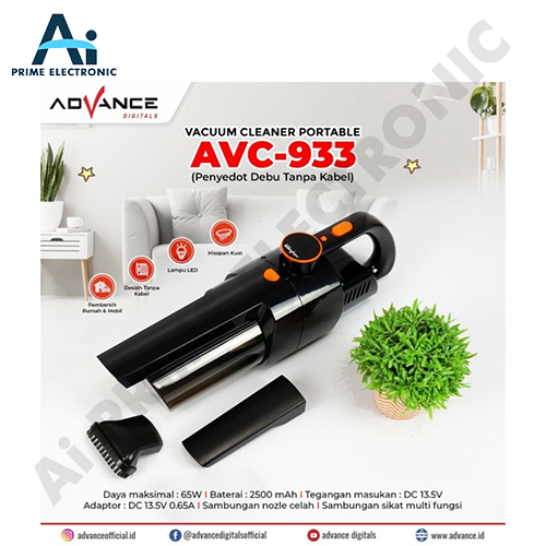 Jual ORIGINAL ADVANCE AVC 933 Vacuum Cleaner Wireless Portable Penyedot ...