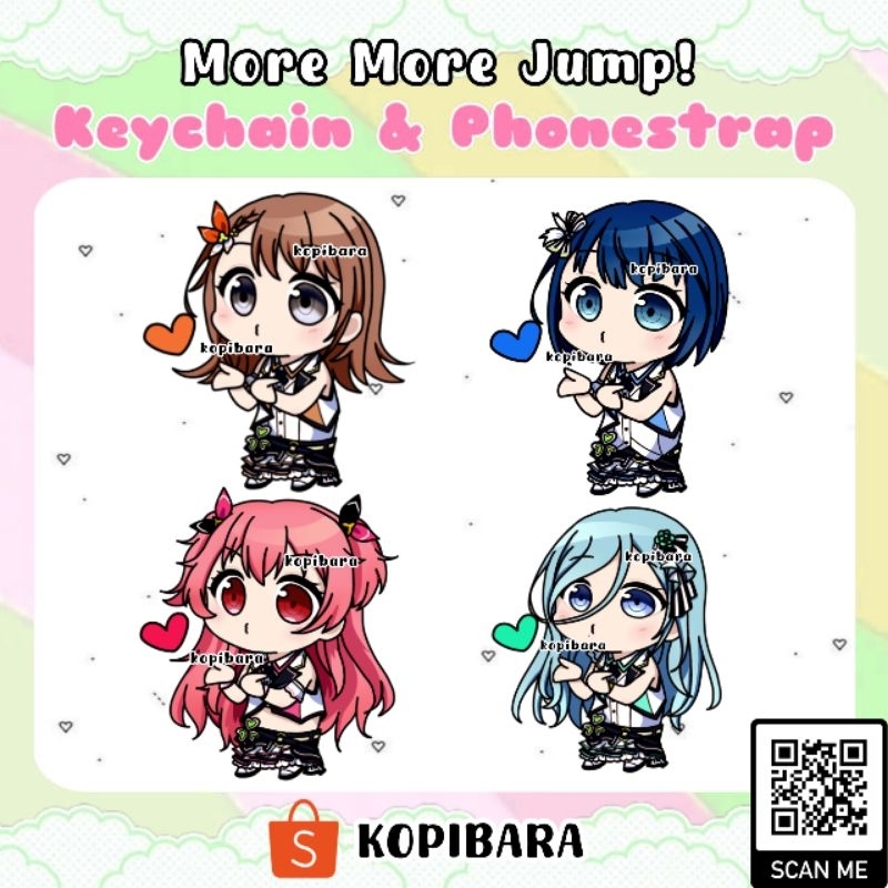 Jual Keychain Phonestrap More More Jump Project Sekai Gantungan Kunci ...