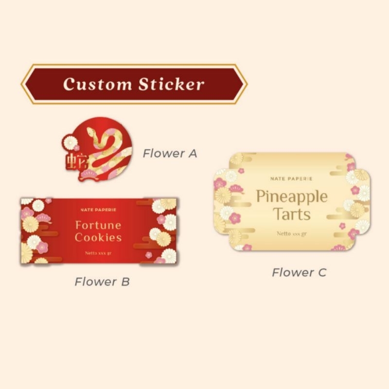Jual BEST SELLER!! Label Hampers & Sticker Imlek CNY 2025 | Shopee ...
