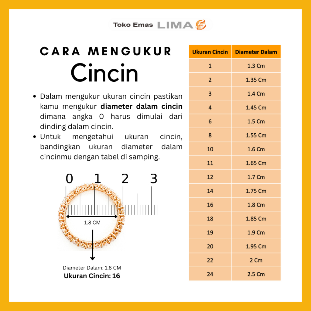 Jual Cincin Solitaire Classic 6 Prong Emas Muda Kuning 6k American ...