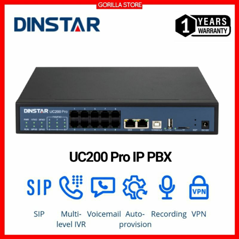 Jual DINSTAR UC200 PRO IP PBX | Shopee Indonesia