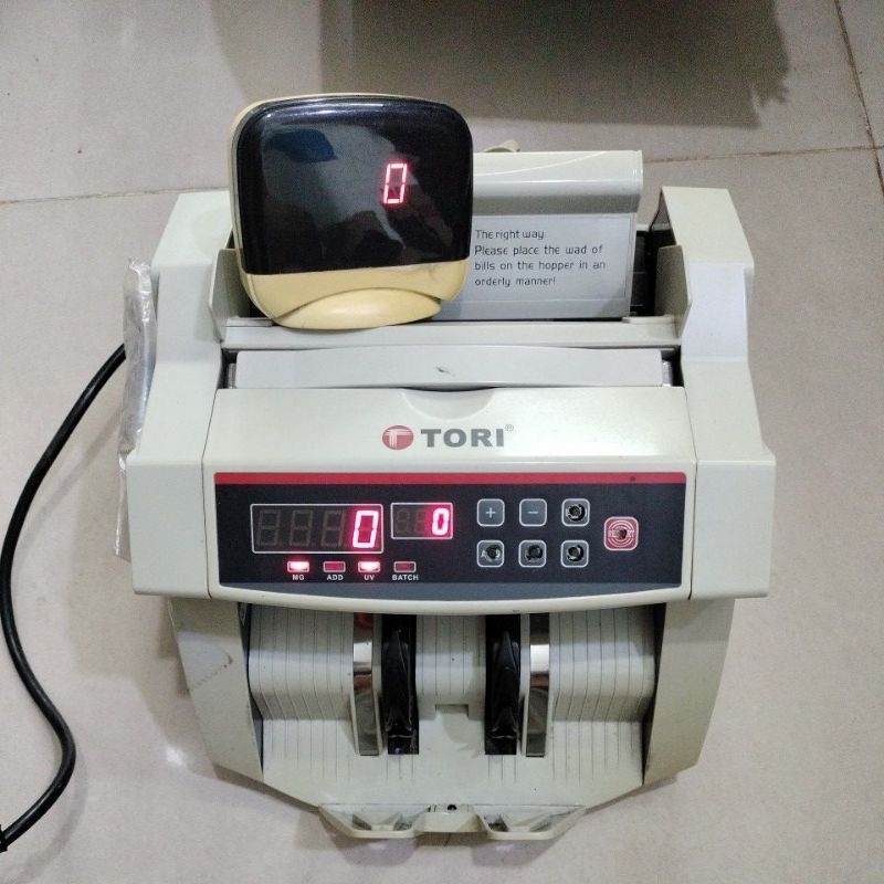 Jual MESIN HITUNG DUIT CASH MEREK TORI ORIGINAL.KONDISI BAGUS. | Shopee ...