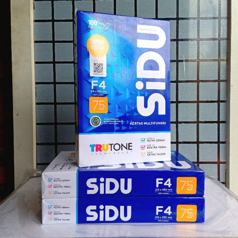 Jual Kertas Hvs F4 Sinar Dunia 75gr ( Rim 500 Lbr ) [ Original ...