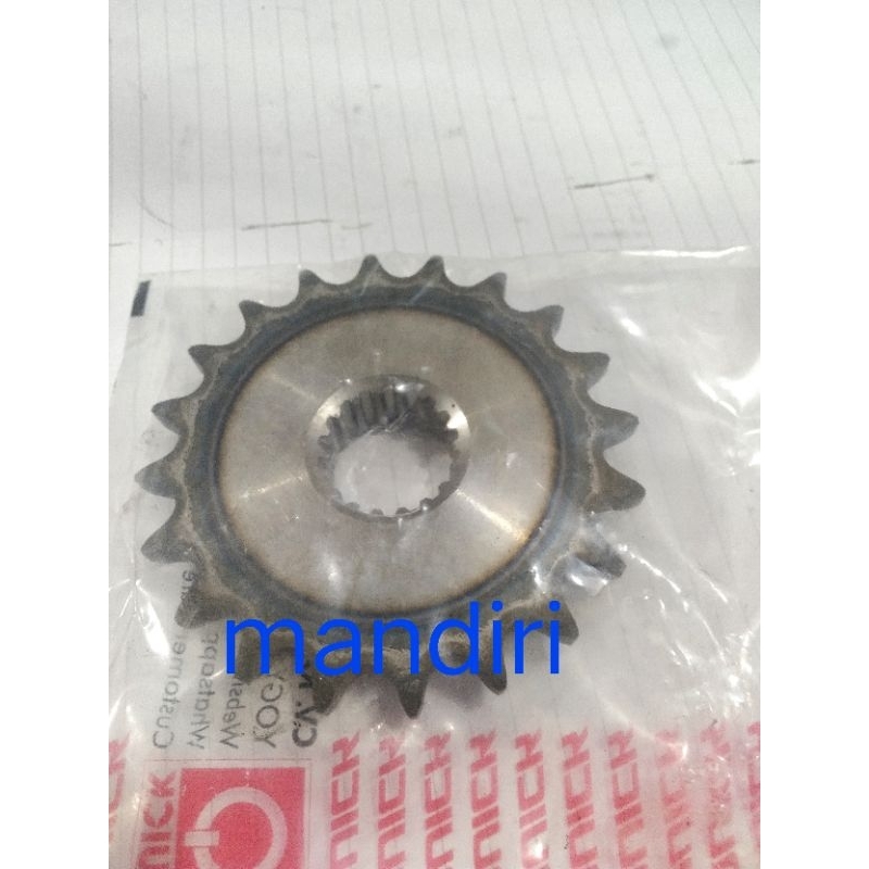 Jual sproket 20T traktor quick capung metal | Shopee Indonesia