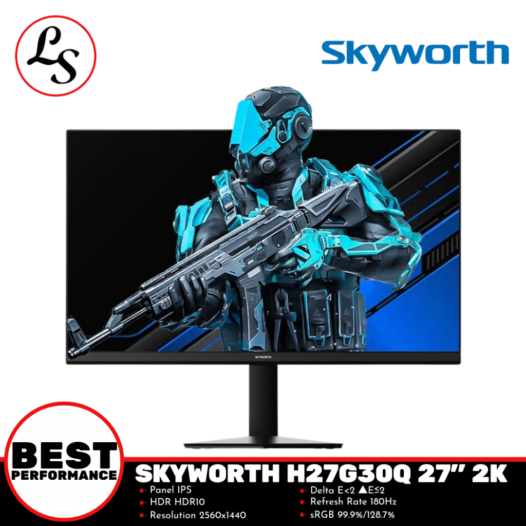 Jual SKYWORTH GAMING MONITOR 27 Inch / 27" 2K 180HZ H27G30Q | Shopee ...