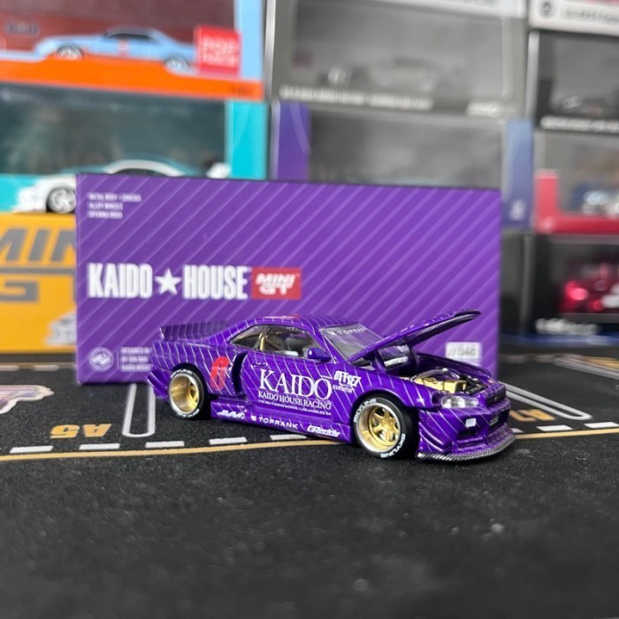 Jual [ Ready Stock] Mini Gt Nissan Skyline R34 Kaido House Purple Ungu ...