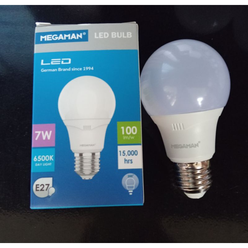 Jual LAMPU BOHLAM 7 W MEGAMAN LED BULB 7 WATT 6500K DAYLIGHT E27 | Shopee Indonesia