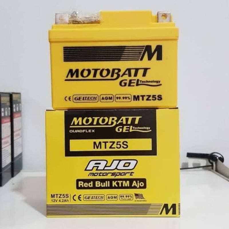 Jual AKI MOTOBATT GEL MTZ5S (4,2 Ah) | Shopee Indonesia