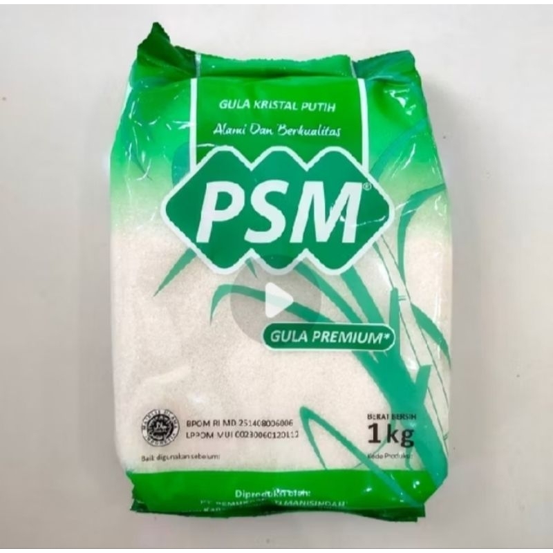 Jual GULA PASIR PSM 1 KG | Shopee Indonesia