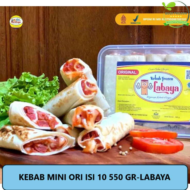 Jual KEBAB MINI ORI ISI 10 PCS 550 GR – LABAYA | Shopee Indonesia
