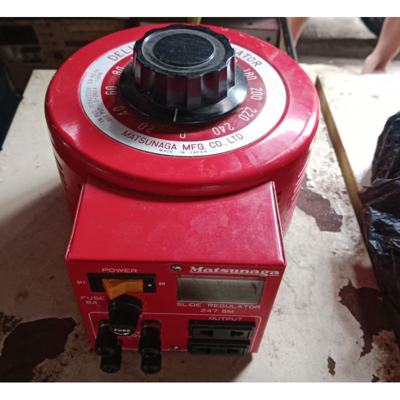 Jual slide regulator Matsunaga made in Japan kapasitas 1500W | Shopee ...