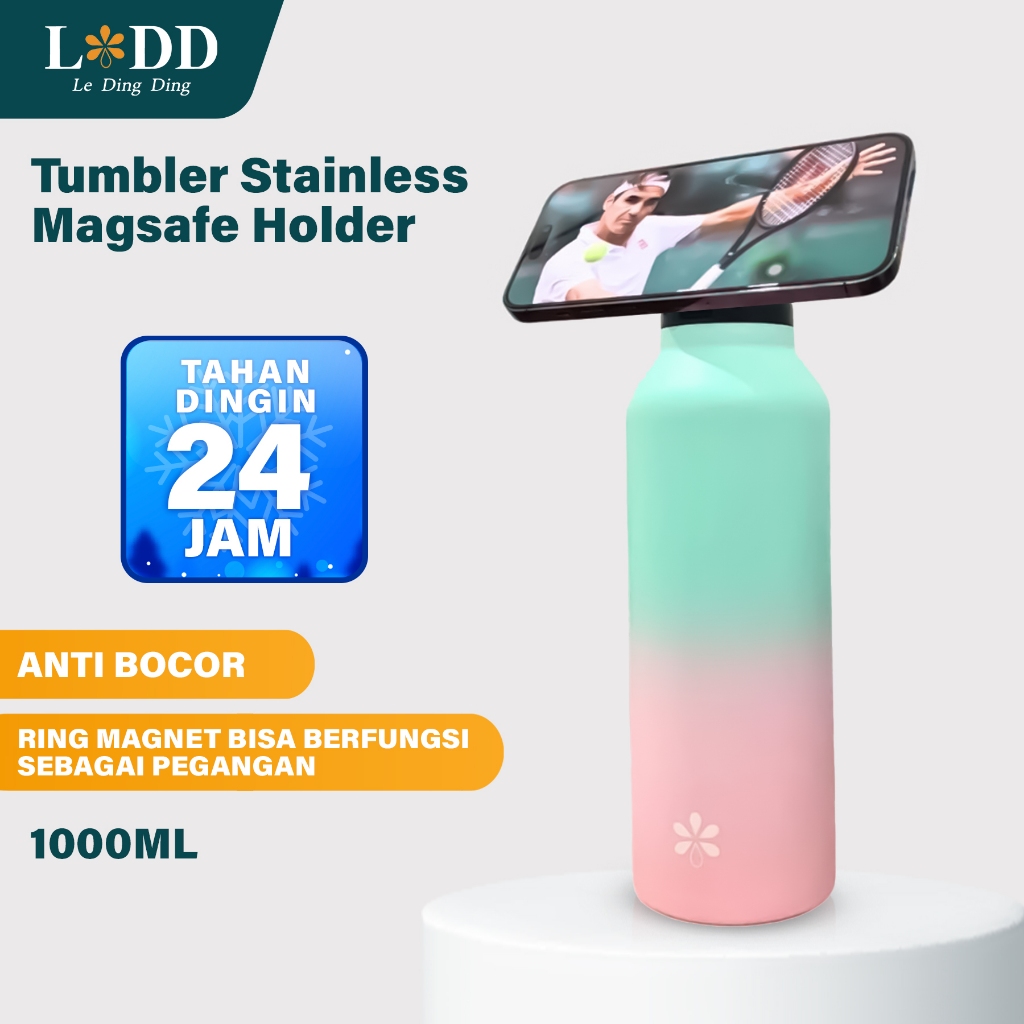 Jual LDD - Botol Minum Tumbler Tripod Magsafe Phone Holder Stainless ...