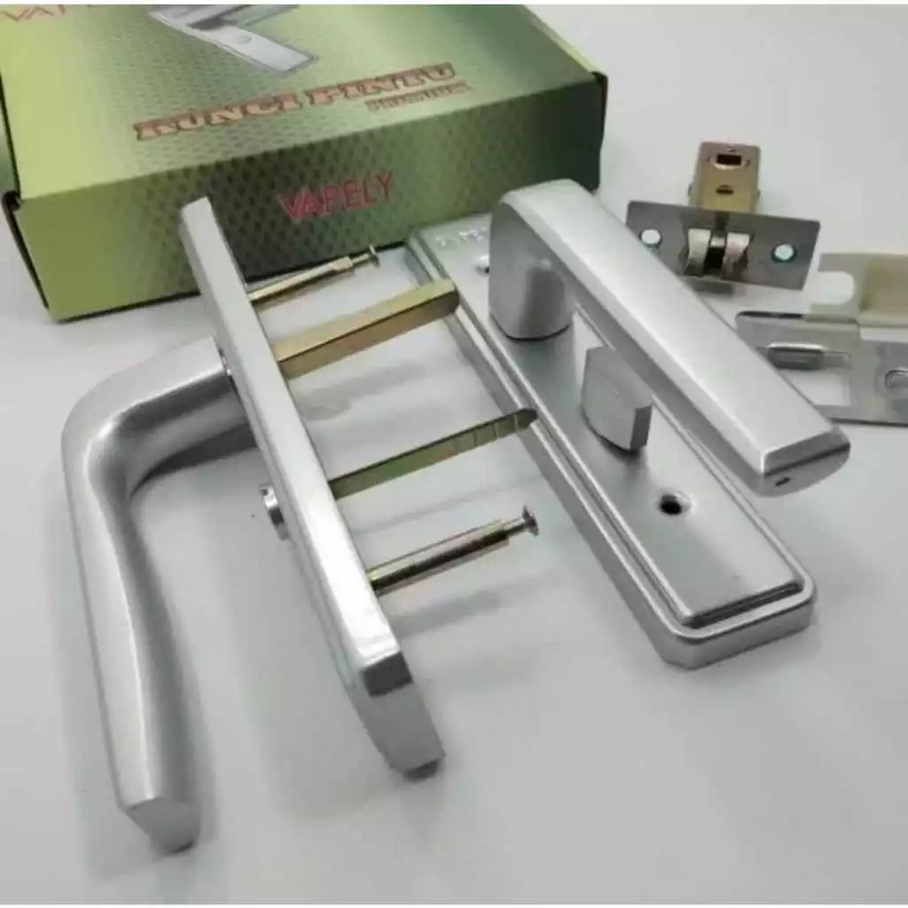 Jual HANDLE PINTU SET KAMAR MANDI ALUMUNIUM VAPELY KUNCI PINTU WC TEBAL ...
