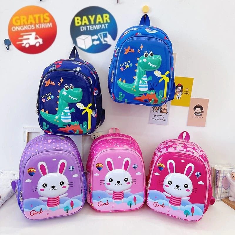 Jual [snack time] BK168 - TAS SEKOLAH TAS RANSEL ANAK KARAKTER TAS SEKOLAH ANAK TAS ANAK TK TAS ...
