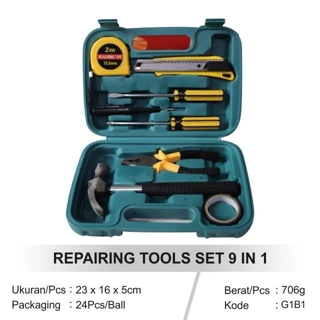 Jual SSA Alat Tukang Perkakas Repairing Tool Set 9 in 1 dan 11 in 1 ...
