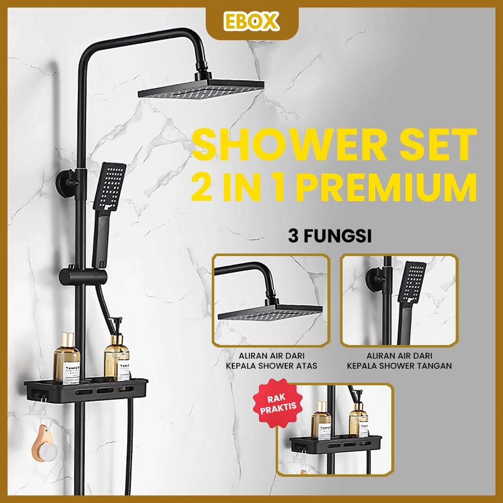 Jual Shower Kamar Mandi Set 2 in 1Tanpa Keran | Shopee Indonesia
