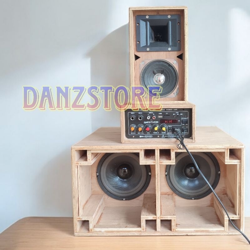 Jual Paket speaker miniatur siap bunyi. PLANAR 6 inch + Middle 4 inch. Miniatur sound horeg ...