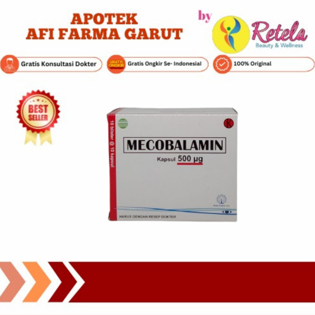 Jual MECOBALAMIN 500MG 1 STRIP 10 CAPSUL | Shopee Indonesia
