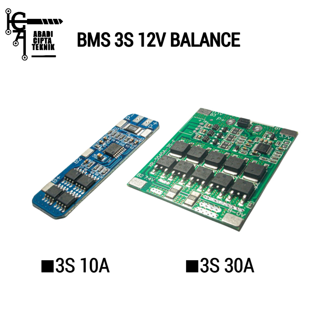 Jual BMS 3S 10A 30A 12V Balance Baterai 18650 Li-ion Lithium | Shopee ...