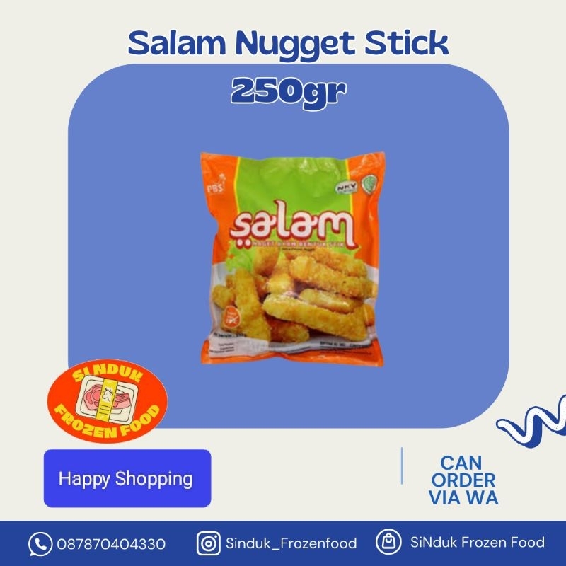 Jual Salam Chicken Nugget Ayam / Stick 250gr | Shopee Indonesia
