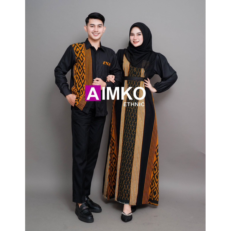 Jual AIMKO ETHNIC - BAJU TENUN RAYA GOLD - RAYA GOLD COUPLE TENUN ...