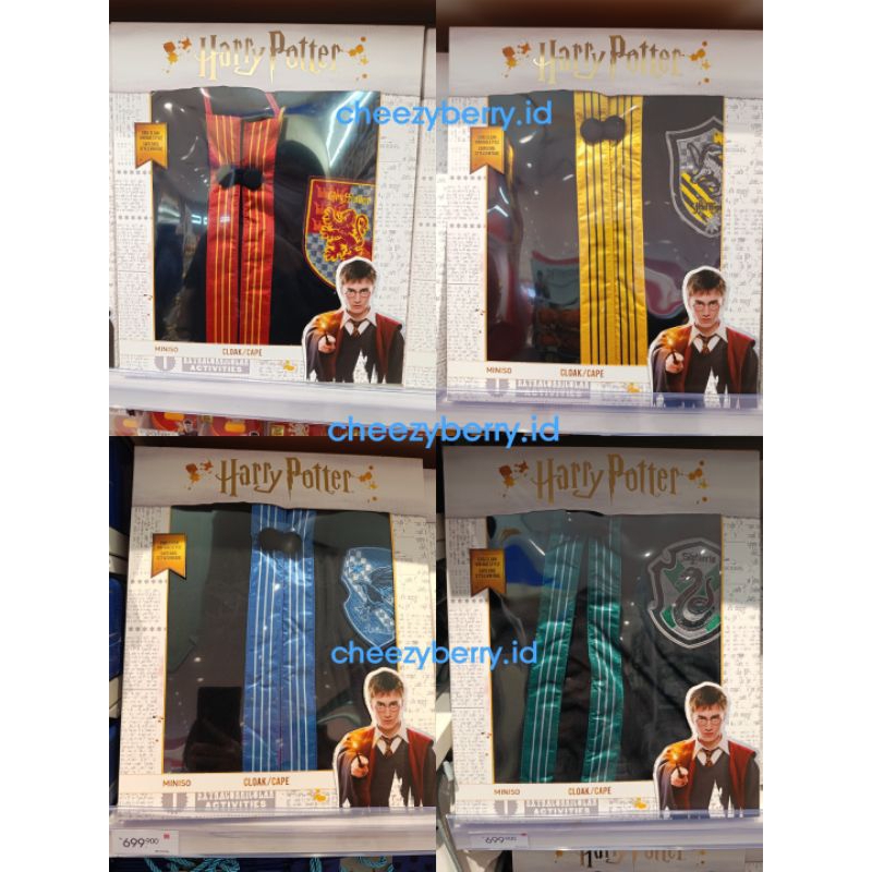Jual Jubah Cloak / Cape Gryffindor Ravenclaw Slytherin Hufflepuff Harry ...