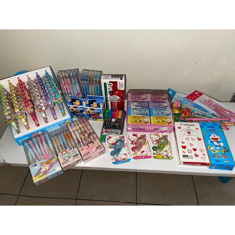 Jual Paket Alat Tulis Lengkap 99rb dengan Pulpen Labubu, Penghapus ...