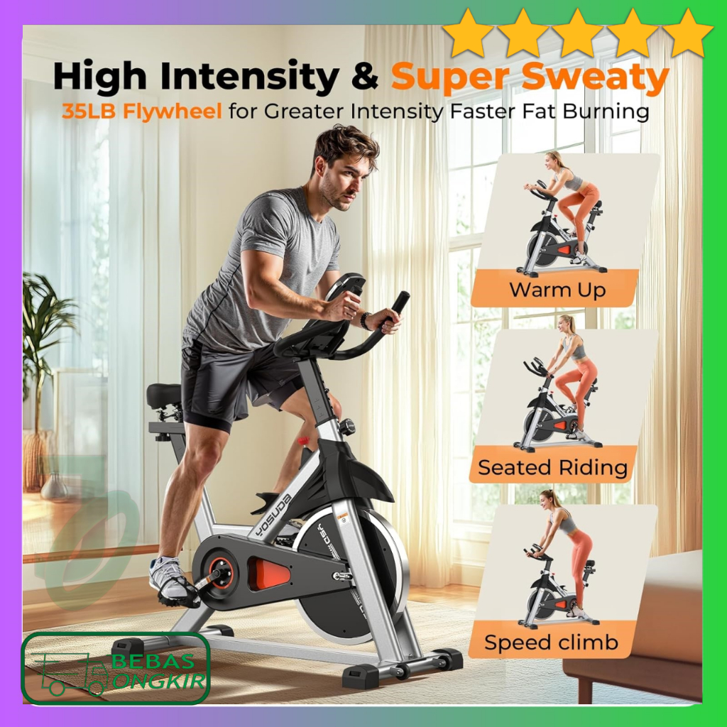 Jual Sepeda Statis Spinning Bicycle Exercise Indoor Gym Bike YOSUDA ...