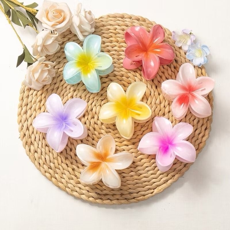 Jual Jedai Bunga Kamboja | Jepit Rambut Bunga | Flower Hair Clip ...