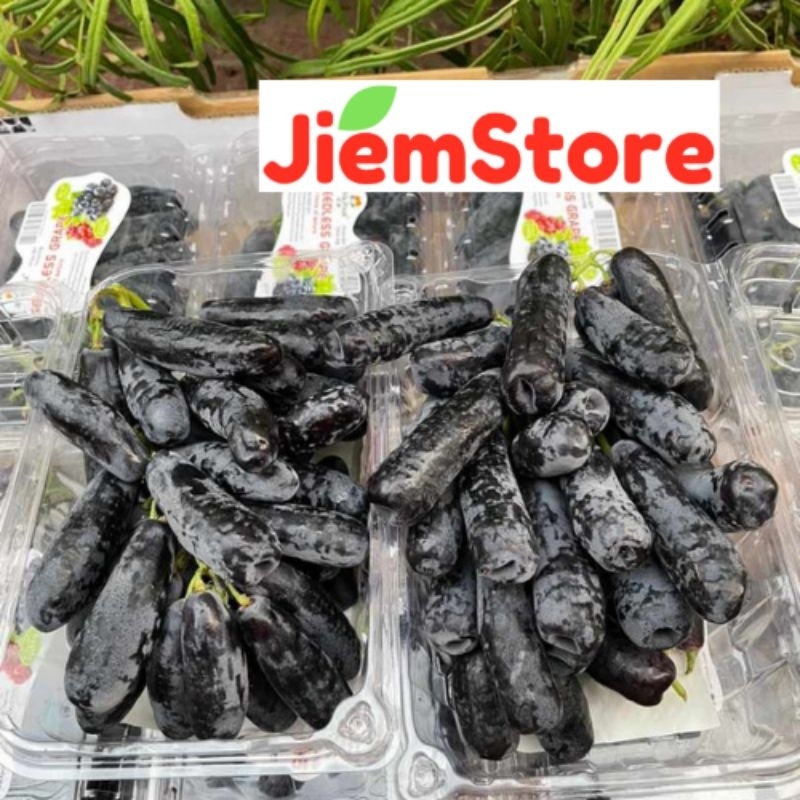 Jual Anggur Jari Sapphire Moondrop Black Seedless Buah Segar Fresh ...