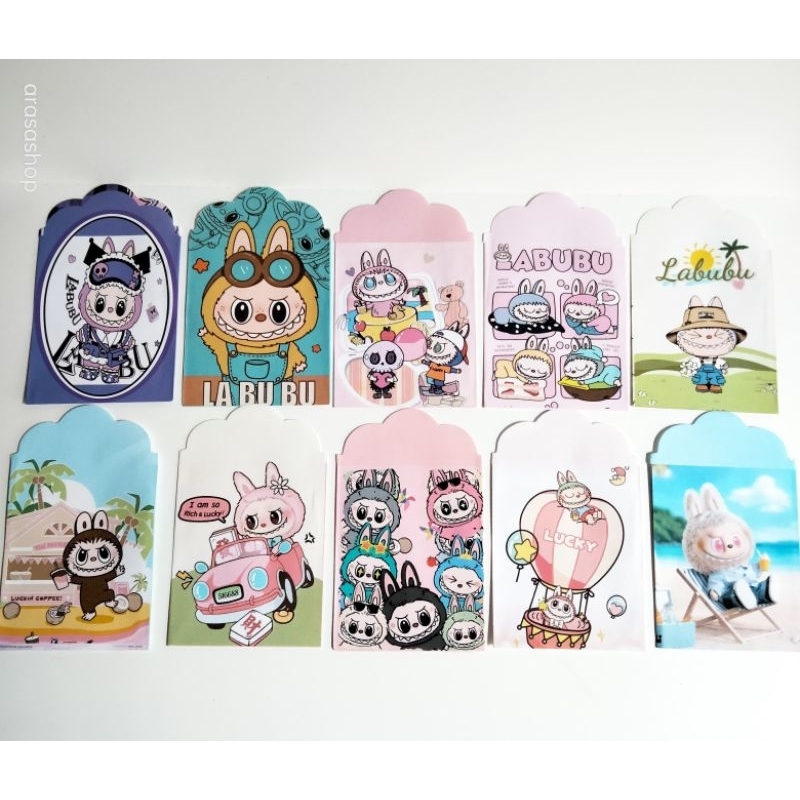 Jual Amplop Lebaran Labubu 1 Pack Isi 10pcs Karakter Lucu / Amplop ...